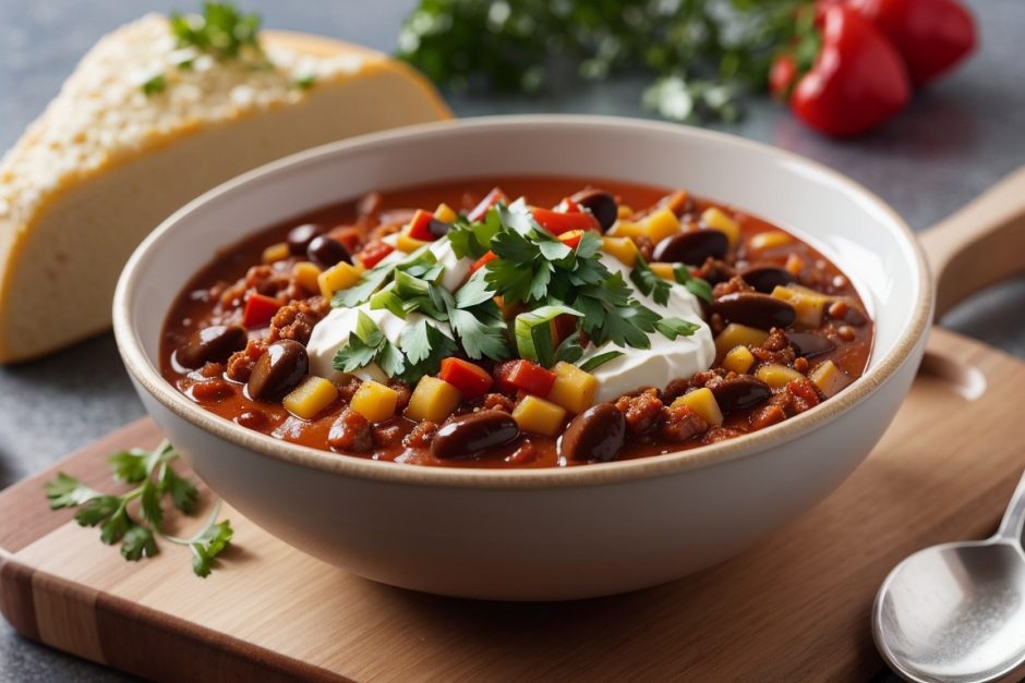 Chili végétarien | Recettes Cookeo