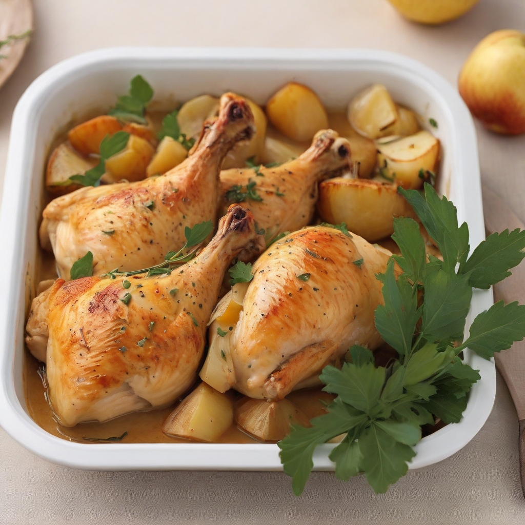 Cuisses de poulet aux pommes de terre | Recettes Cookeo