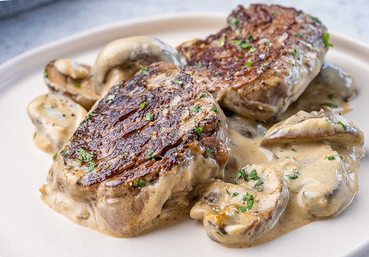 Filet mignon aux champignons | Recettes Cookeo